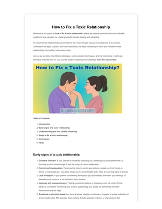 How to fix a toxic relationship after breaking up.pdf