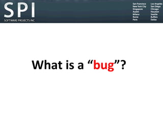 How To Fix Bugs | PPT | Operating Systems | Computer Software and ...