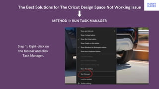 How to Fix Cricut Design Space Not Working Issue? | PDF