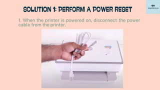 How to Fix E0 HP Printer Error from your device | PPT