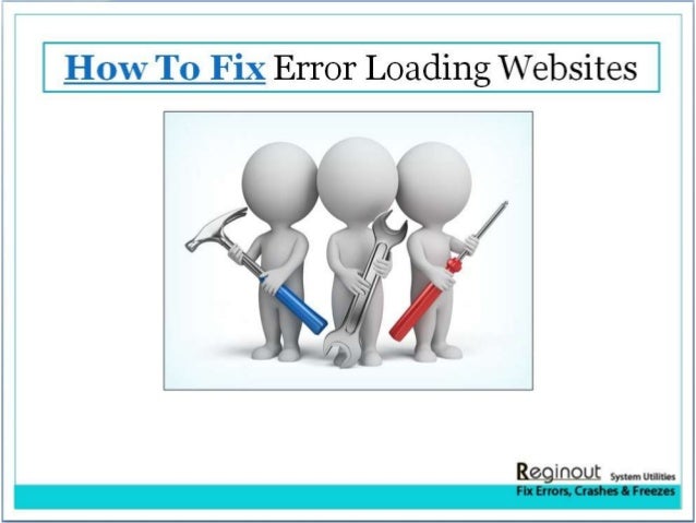 How To Fix Error Loading Websites