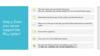 How to Fix ERR_SSL_VERSION_OR_CIPHER_MISMATCH Error | PPT