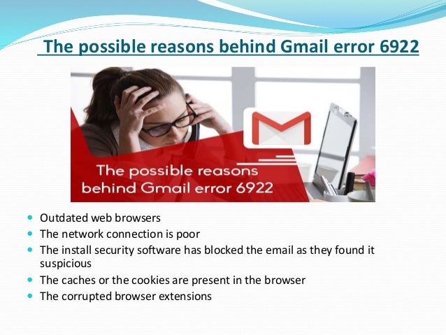 I have an issue with Gmail but haven't given any details yet ...