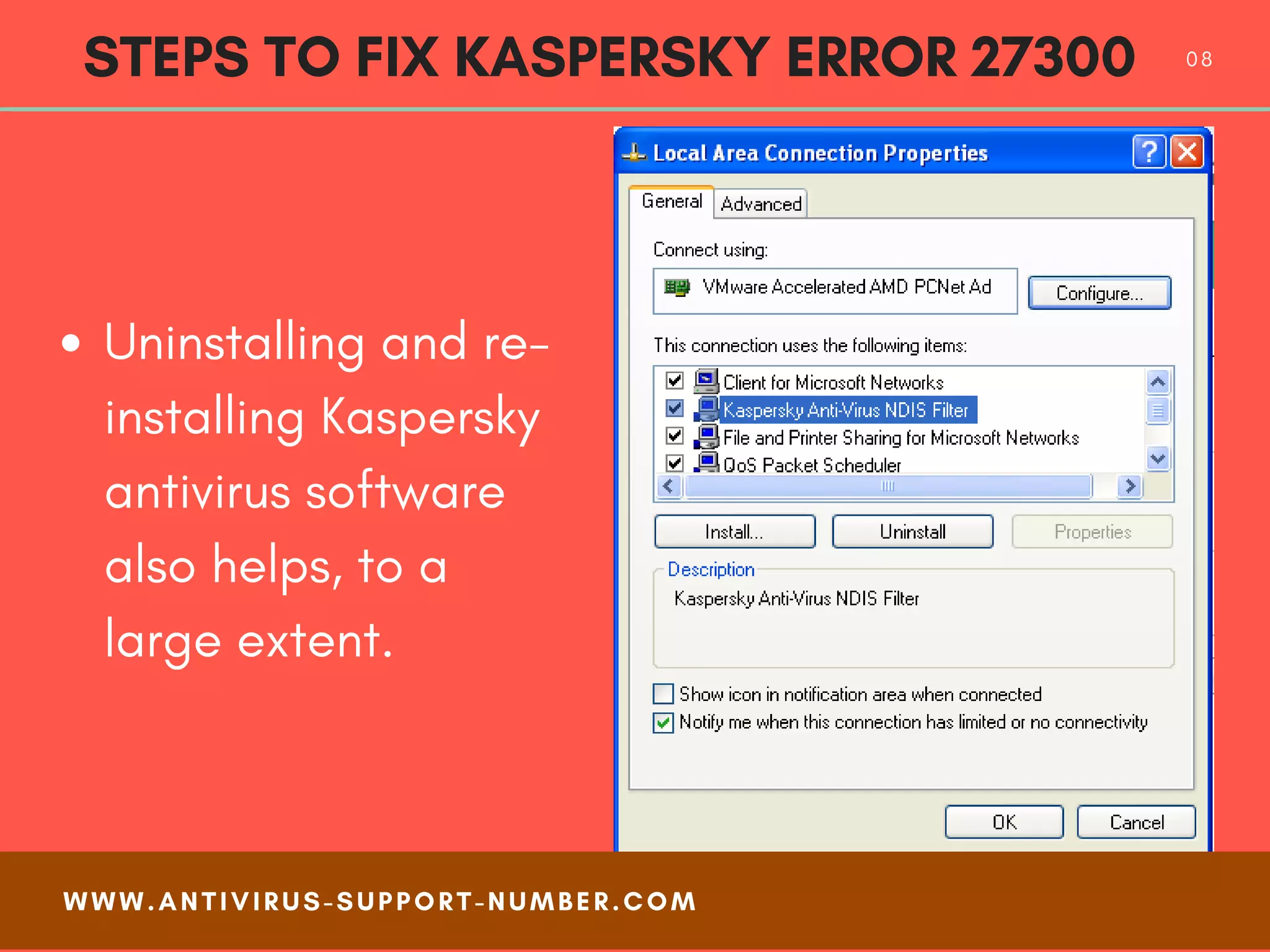 How to fix kaspersky error 27300 - Easy Steps | PDF