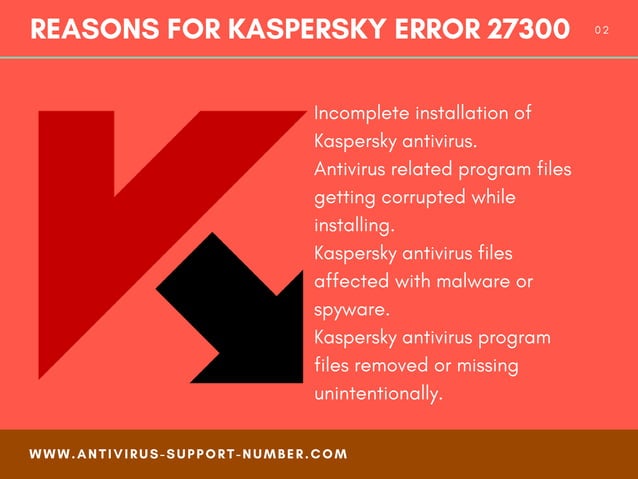 How to fix kaspersky error 27300 - Easy Steps | PDF