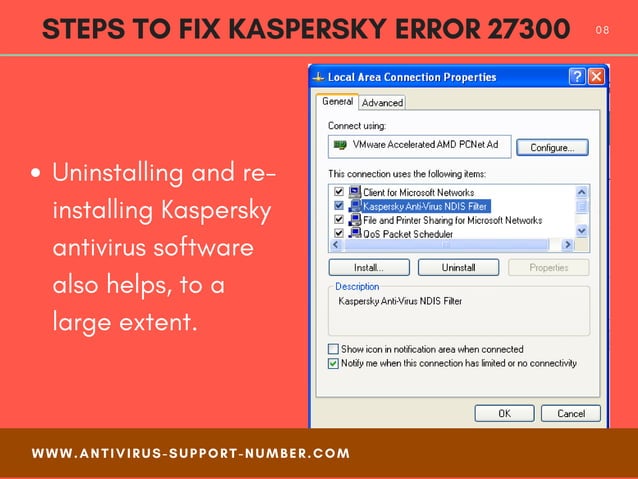 How to fix kaspersky error 27300 - Easy Steps | PDF