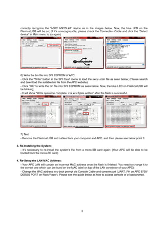 How to flash with programmer on apc | PDF | Operating Systems | Computer Software and Applications