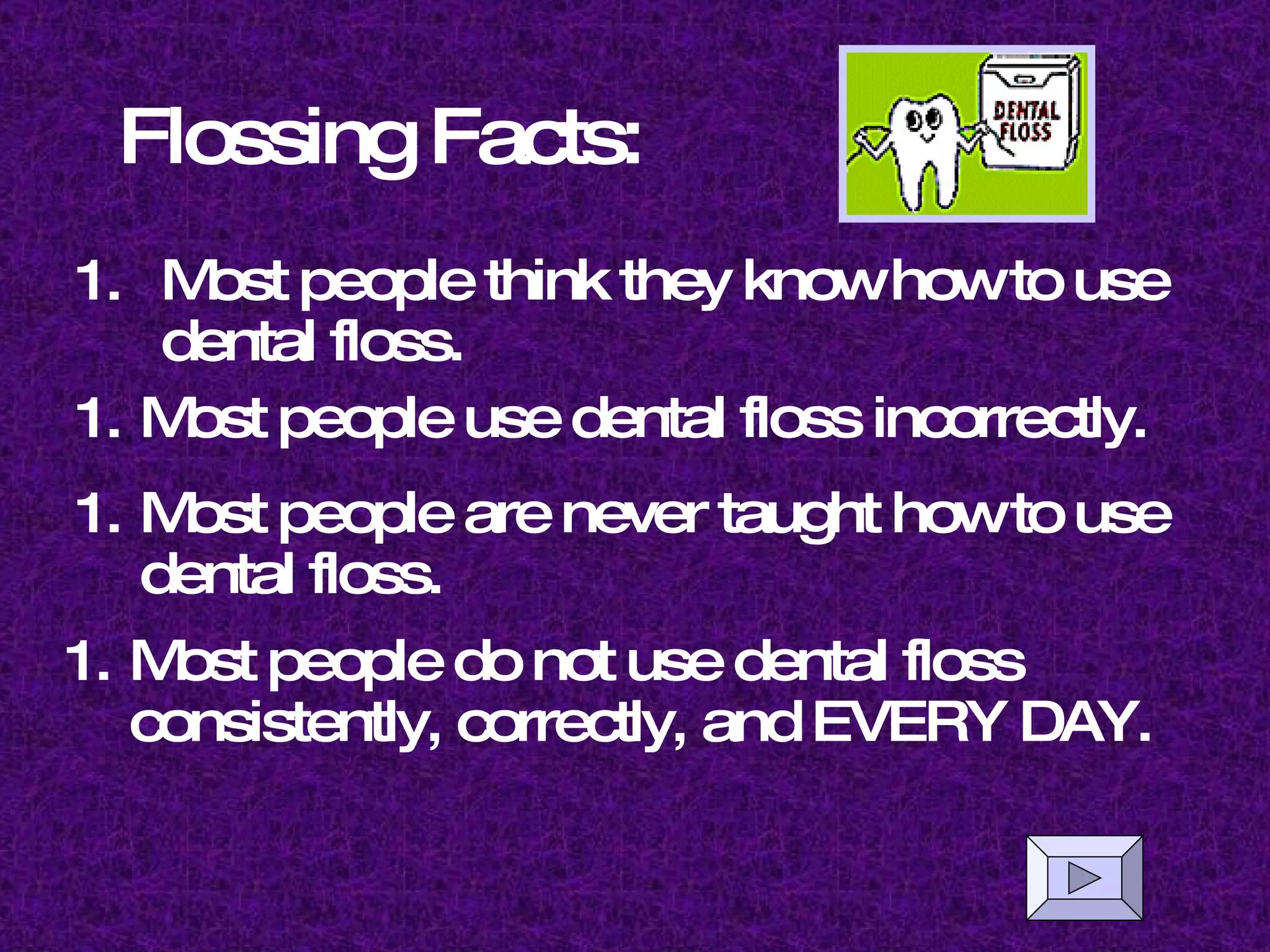 How to Use Dental Floss | PPT