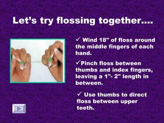 How to Use Dental Floss | PPT
