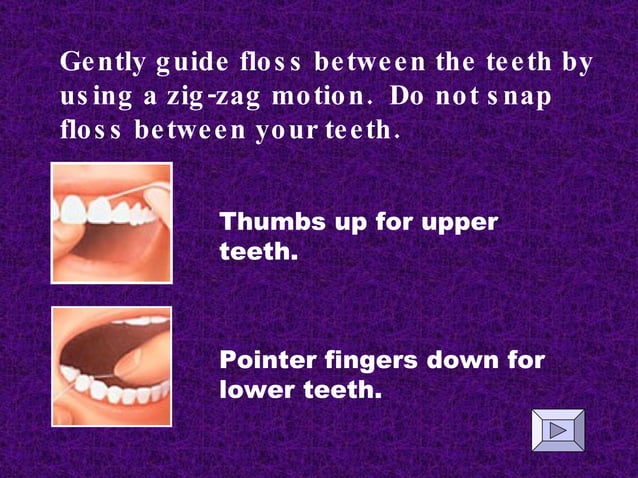 How to Use Dental Floss | PPT