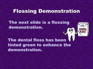 How to Use Dental Floss | PPT