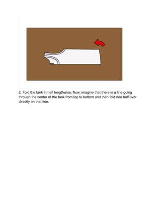 How to Fold Tank Tops : Folding Guidelines Step by Step | PDF