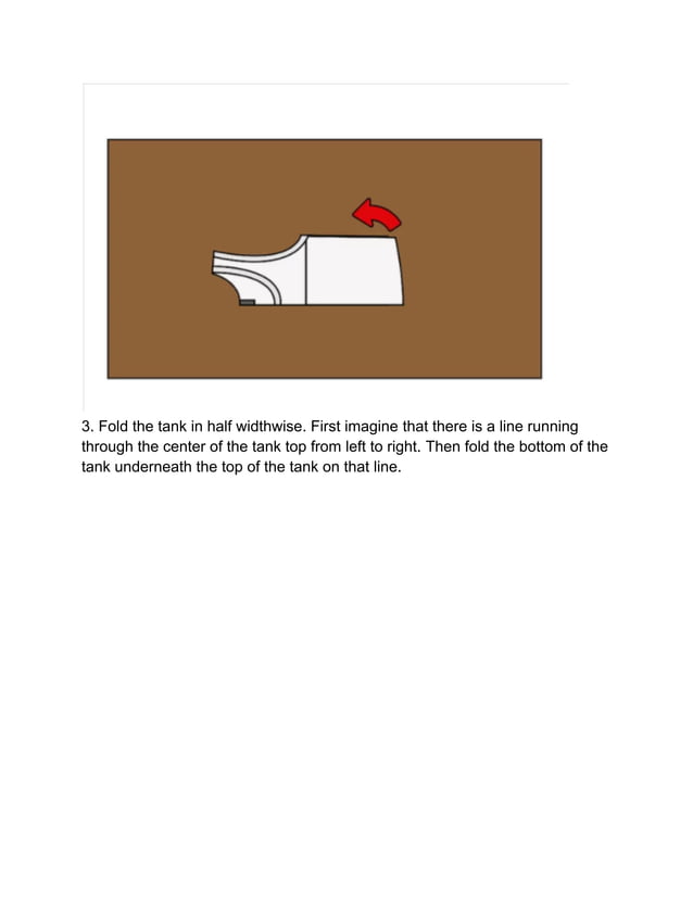 How to Fold Tank Tops : Folding Guidelines Step by Step | PDF