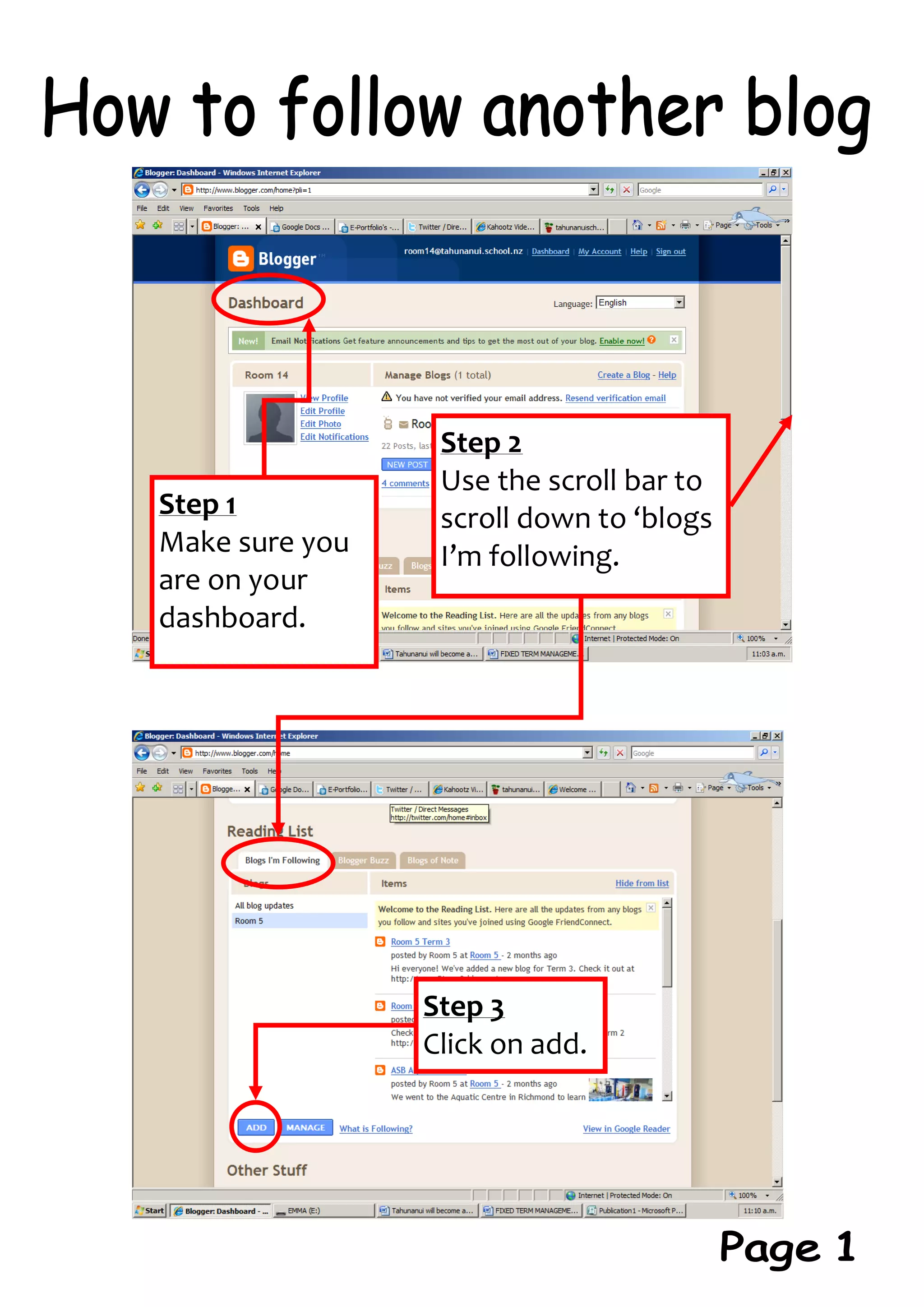 How To Follow Another Blog | PDF