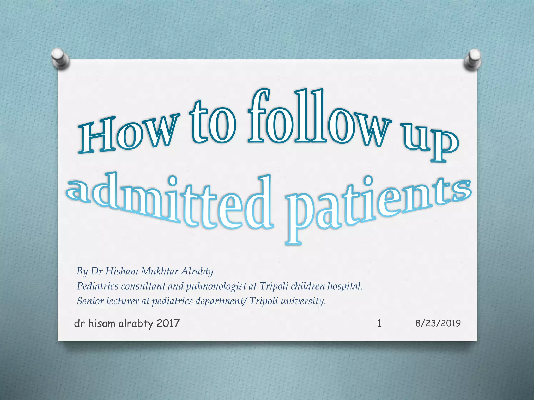 How to follow up | PPTX