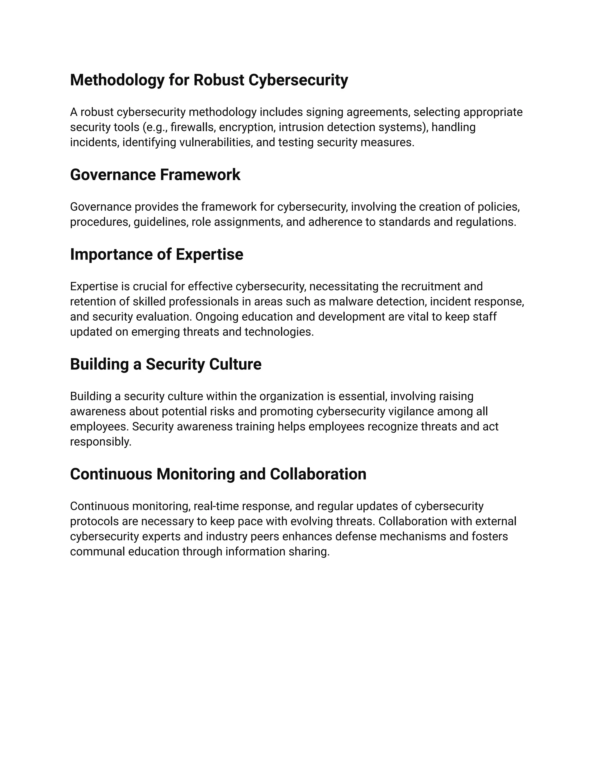 How to Forge a Robust Cybersecurity Framework_ Addressing the Gaps in Approach, Methodology ...