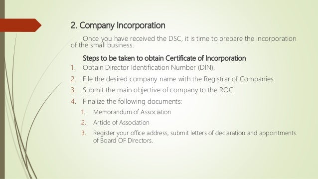 How to form a company