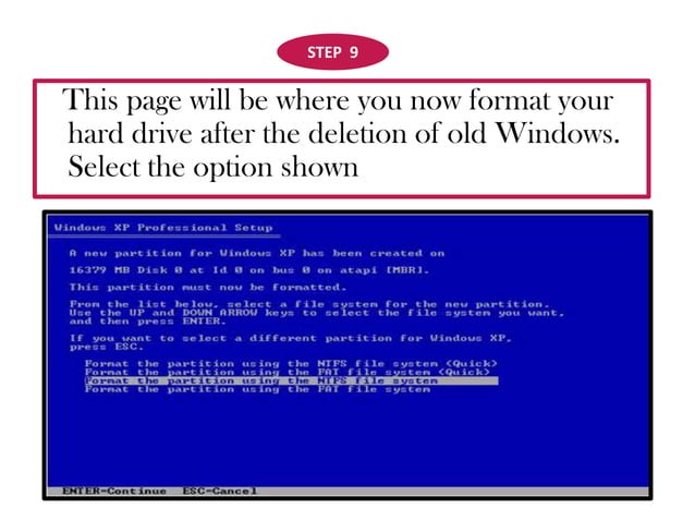 How to format your computer?? | PPTX | Data Storage and Warehousing | Computing