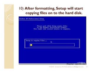 How to Format a Computer WindowsXP | PPT
