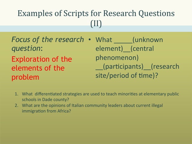 How to Formulate and Evaluate Your Research Questions | PPT