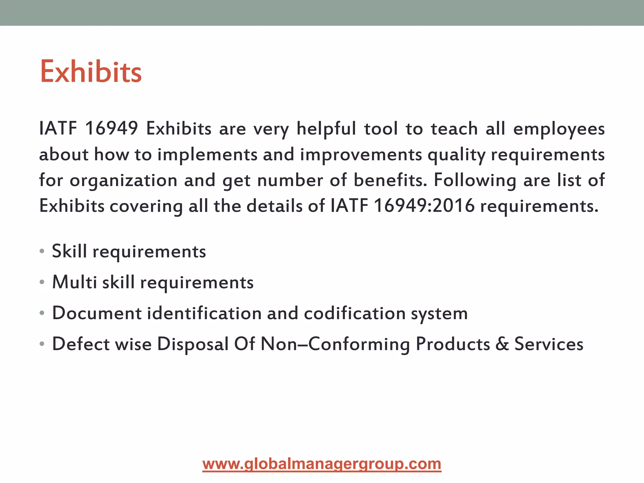 PPT Presentation on IATF 16949 Documentation | PPTX