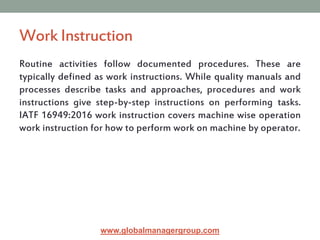 PPT Presentation on IATF 16949 Documentation | PPTX