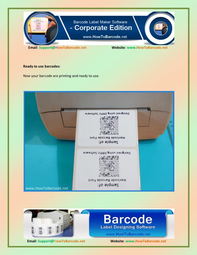 How to generate and print maxicode 2 d labels using drpu barcode ...