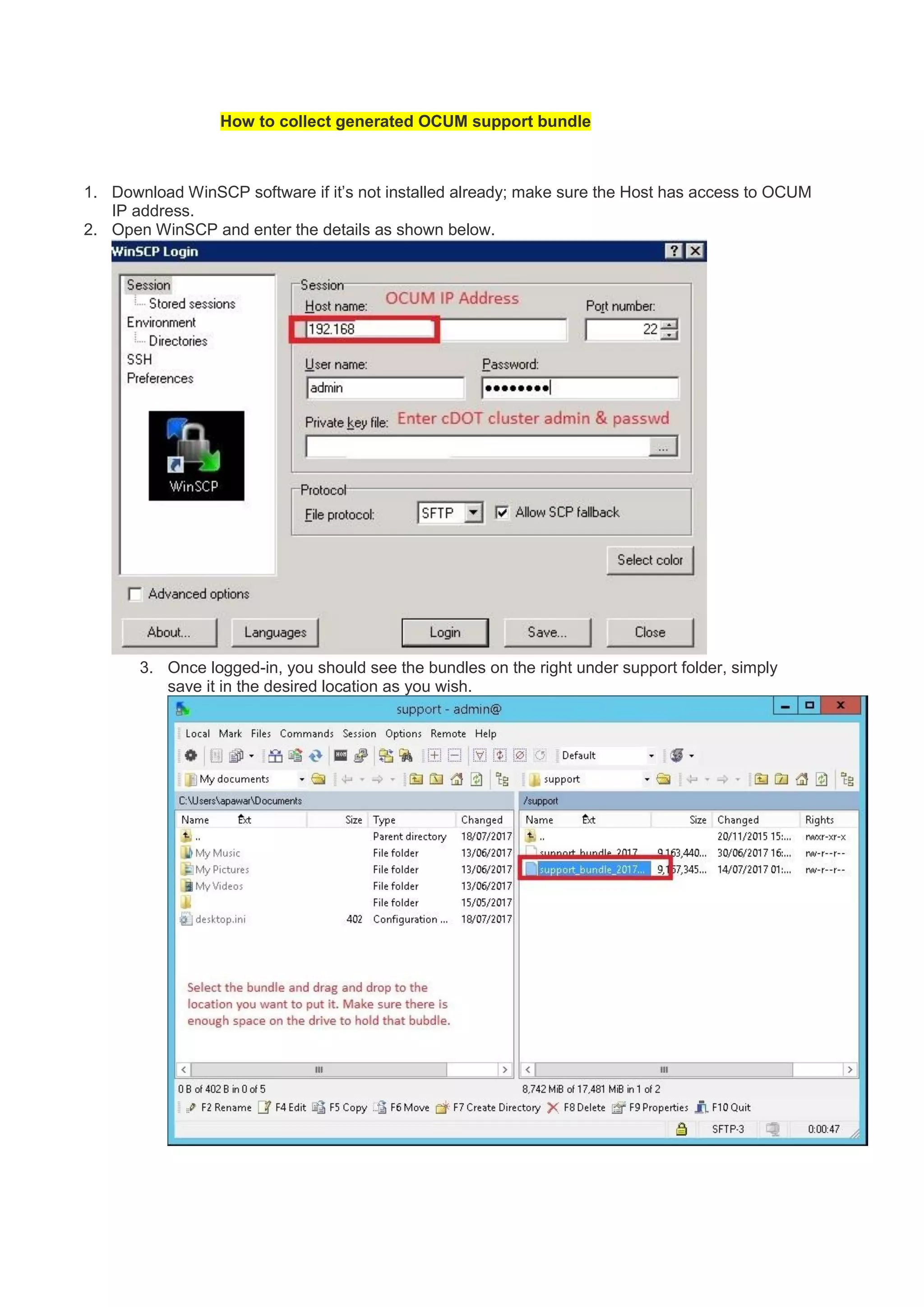 How to generate,collect and upload ocum logs | PDF | Operating Systems | Computer Software and ...