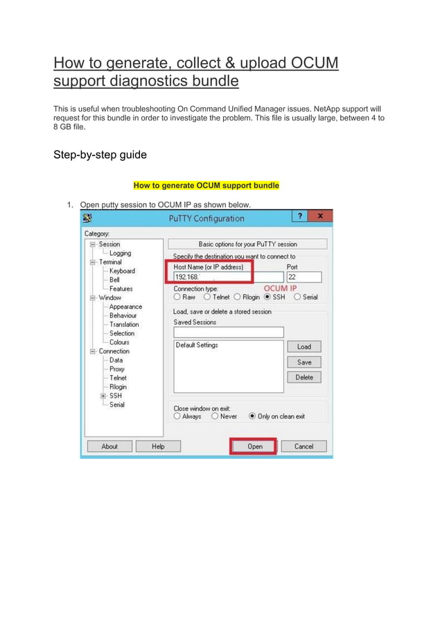 How To Generatecollect And Upload Ocum Logs Pdf Operating Systems Computer Software And