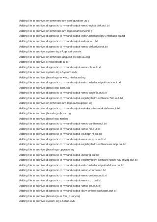 How to generate,collect and upload ocum logs | PDF | Operating Systems | Computer Software and ...