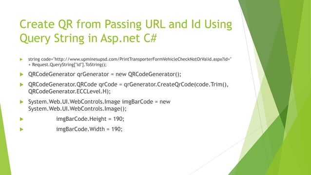 How To Generate Qr Code In C Ppt Free Download 0132