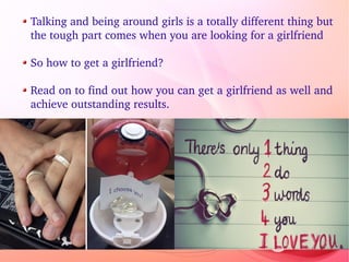 How To Get a Girlfriend- The Essential Tips To Be A Winner With The ...