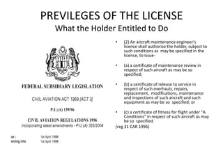 How to get aircraft maintenance license | PDF