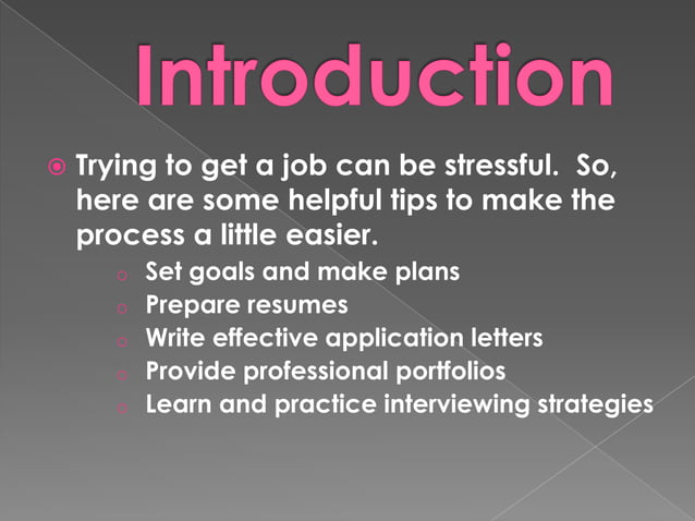 Howto get a job clover | PPTX