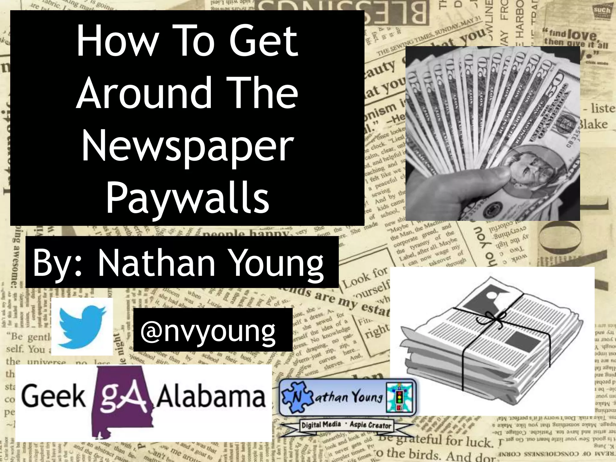 How To Get Around The Newspaper Paywalls | PPTX | Social Networking ...