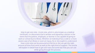 How to Get a Sick Note A Simple Guide.pptx