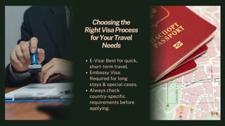 How to Get a Travel Visa for Any Country | PDF