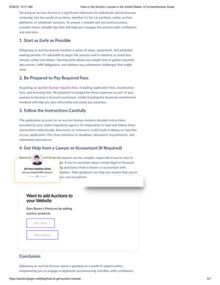 How to Get a Dealer License for Car Auction | PDF