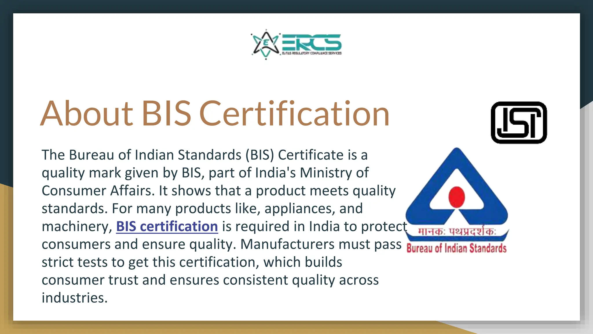 How To Get BIS Certification - Get Steps | PPTX