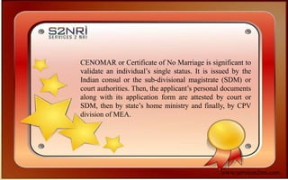How to Get CENOMAR without Birth Certificate | PPTX