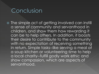 How to Get Children Involved in Church Activities | PPTX