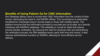 How to Get CNIC Information System with Paksim Ga.pptx