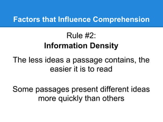 Speed Reading: How to Get Comprehension at High Speeds | PPT