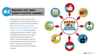 How to get consumers to purchase more gift cards | PPT