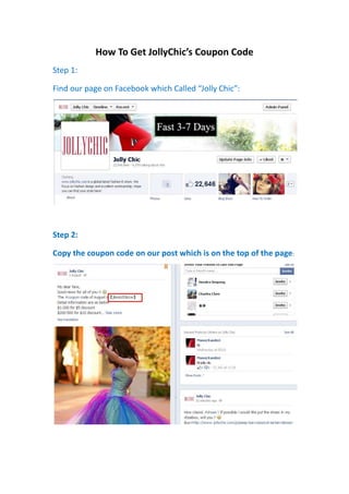 JollyChic coupon code | PDF