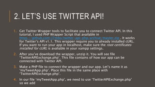 How to get data from twitter (by hnnrrhm) | PPT