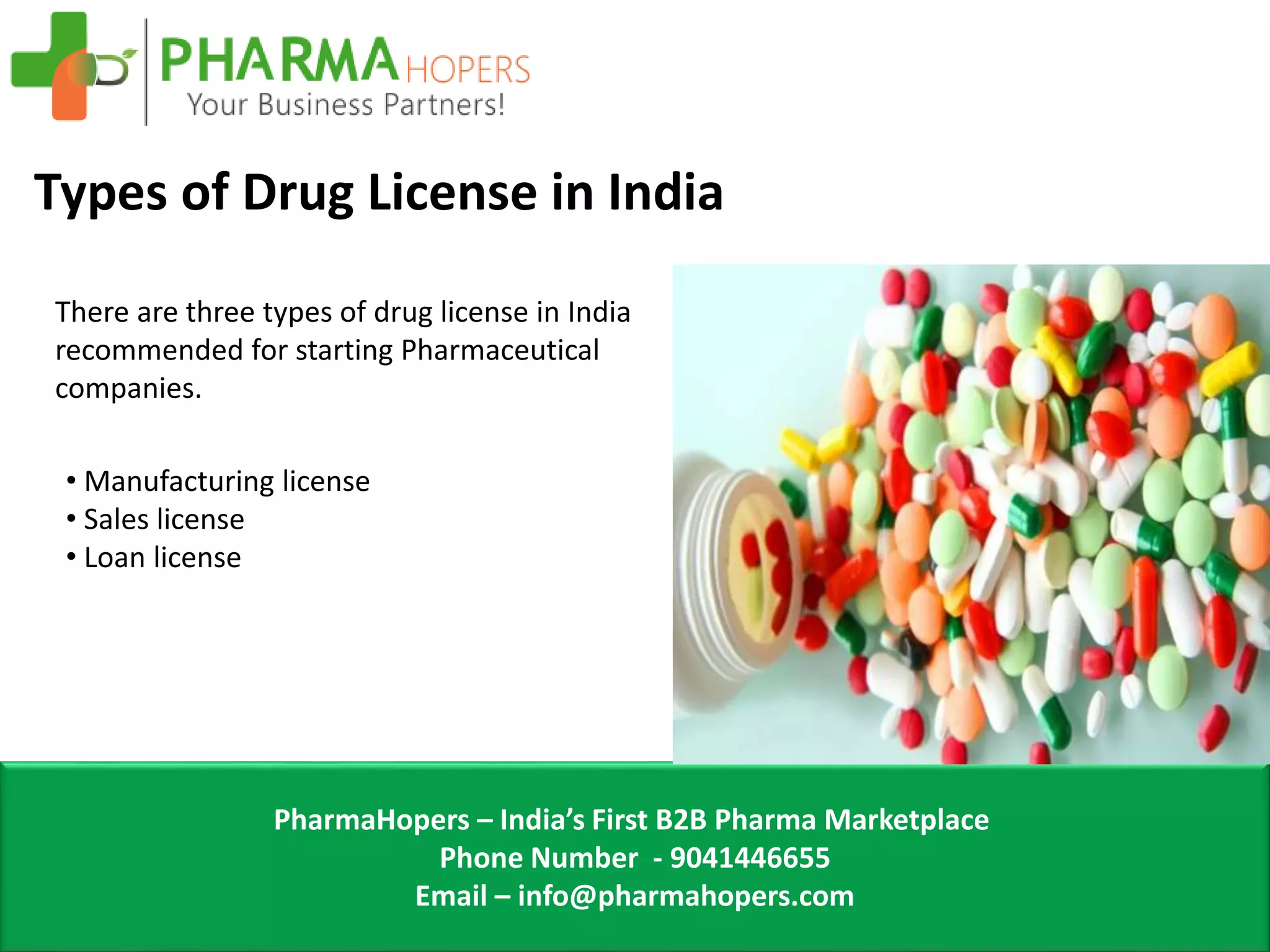 How To Get Drug License in India | PPTX