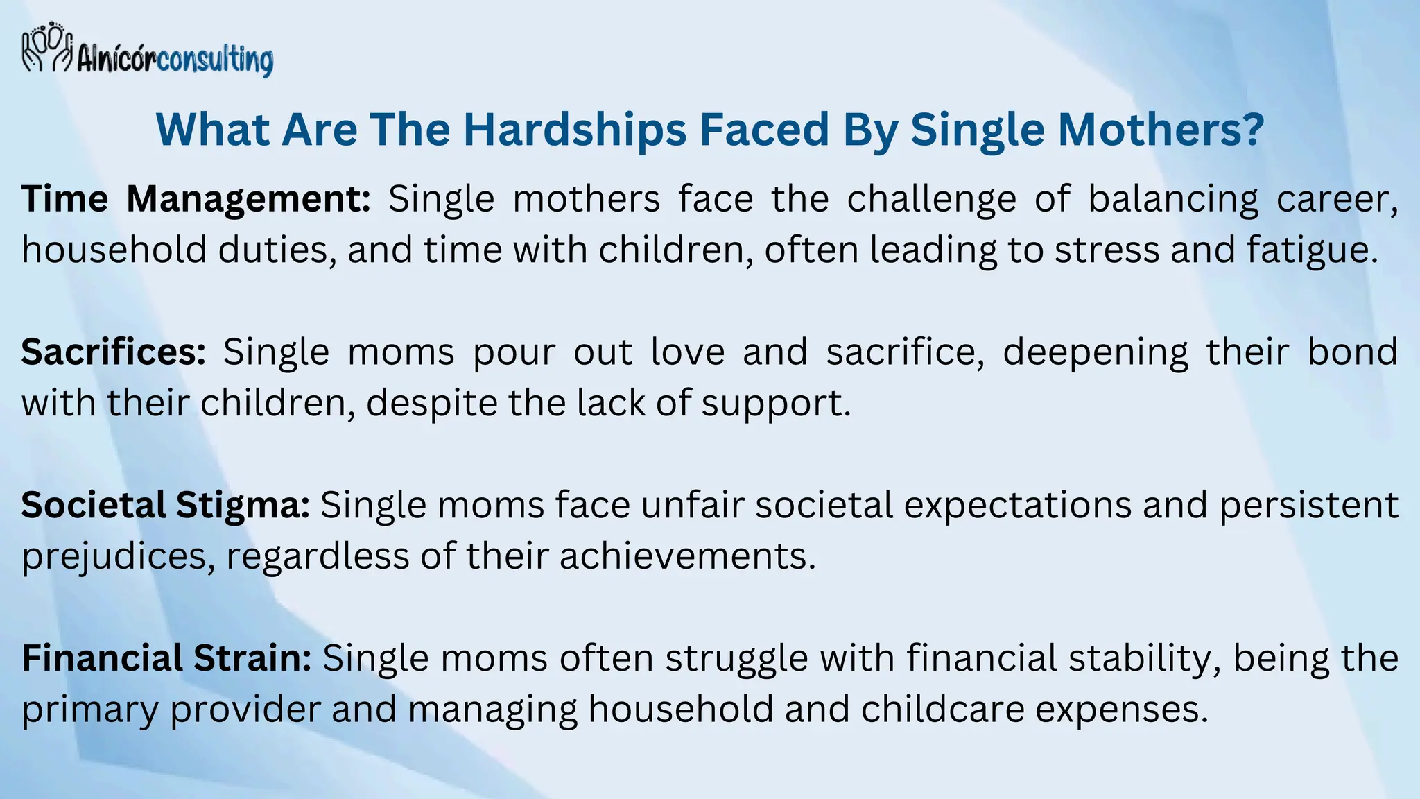 How to Get Emotional Support For Single Mothers | PPT