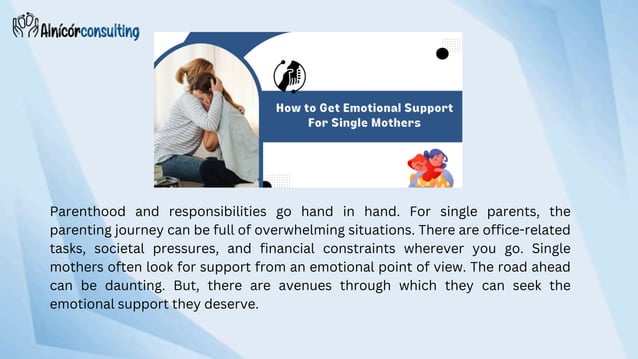 How to Get Emotional Support For Single Mothers | PPT