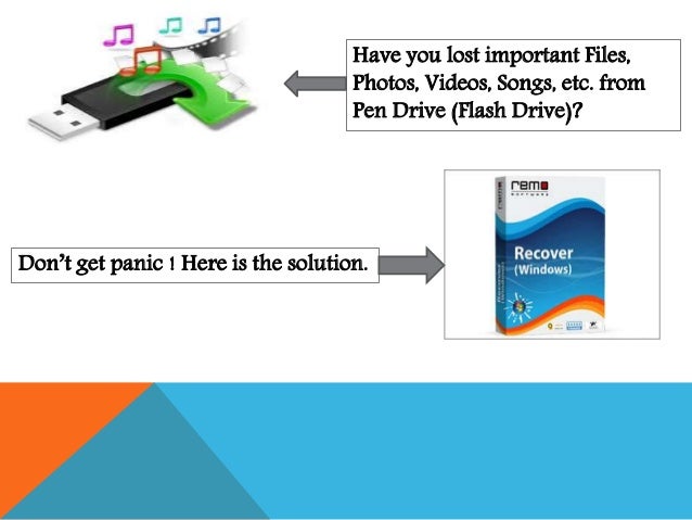How to Get Lost or Deleted Files Back from a USB Flash Drive?